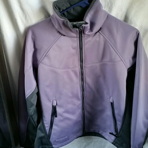 Columbia | Jackets & Coats | Columbia Soft Shell Lavender Grey Jacket ...